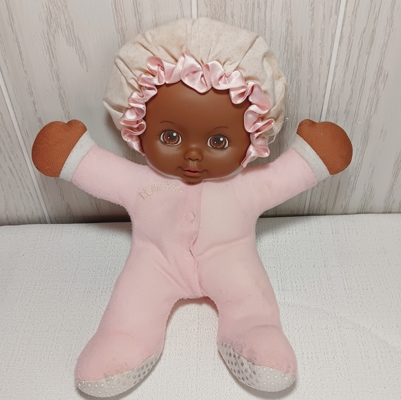 Source Unknown | Toys | Vintage Playskool Pink Outfit Squeaking Cloth ...